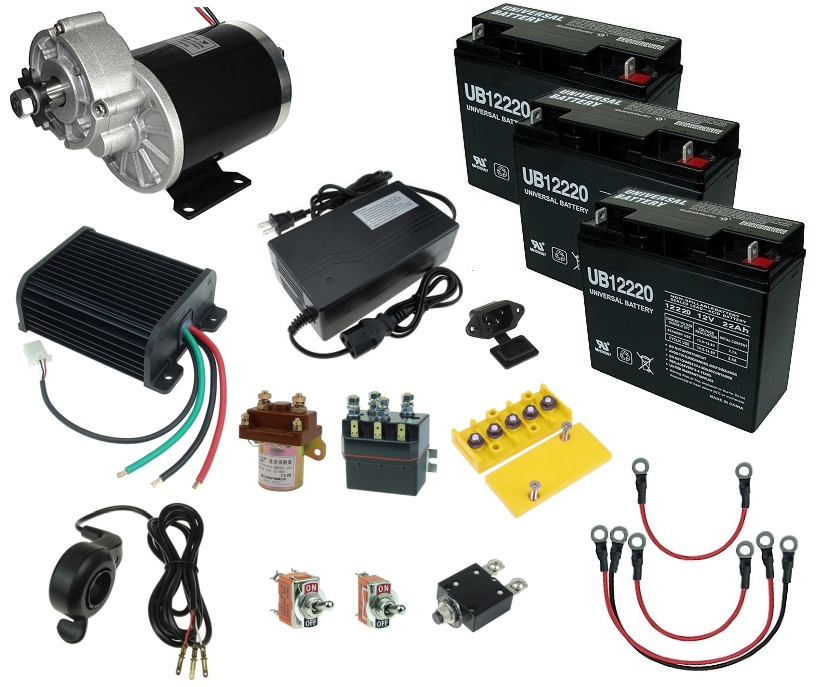 36 Volt 600 Watt Electric Dolly Kit with Reverse #KIT-160