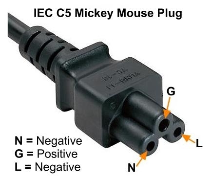 48 Volt 3 Amp Automatic Battery Charger with C5 Mickey Mouse Plug #CHR ...